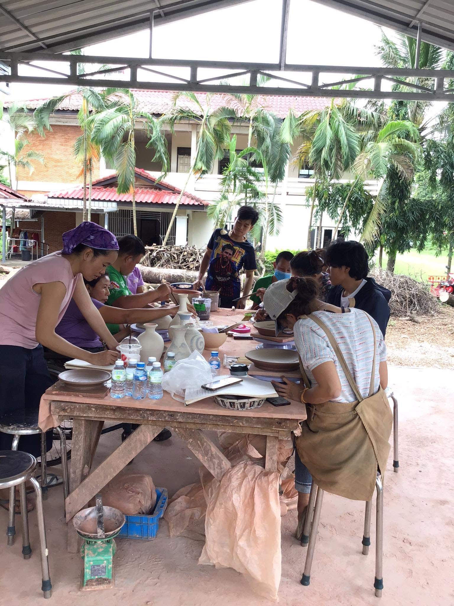 Decorating Clay Collaboration – Mekong Cultural Hub